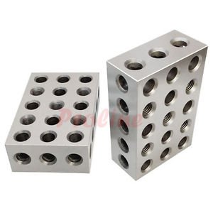 2 Pc 4 6 Metal Blocks 23 Holes Milling Drilling Machining Ultra ...