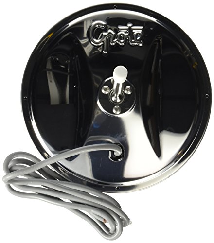 Grote 12283 8 Round Convex Mirror With Center-mount Ball-stud Heated