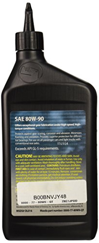 Genuine Mazda Fluid 0000-77-80w9-qt Sae 80w-90 Rear Differential Oil 1 ...