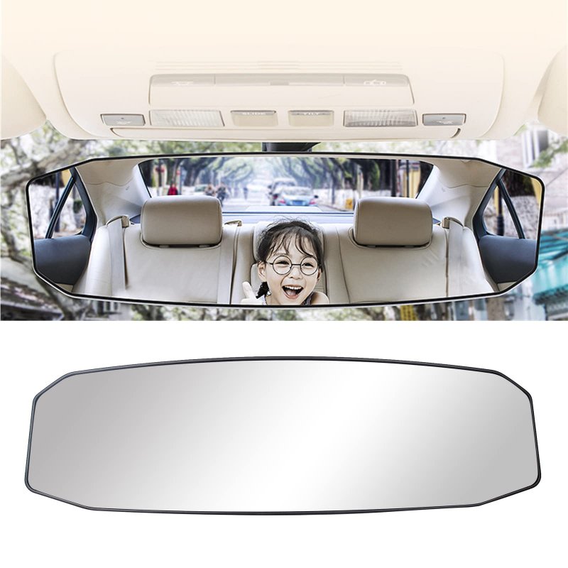 Ettonsun 11 8 Inch Panoramic Rear View Mirror Hdview Car Interior Clip ...