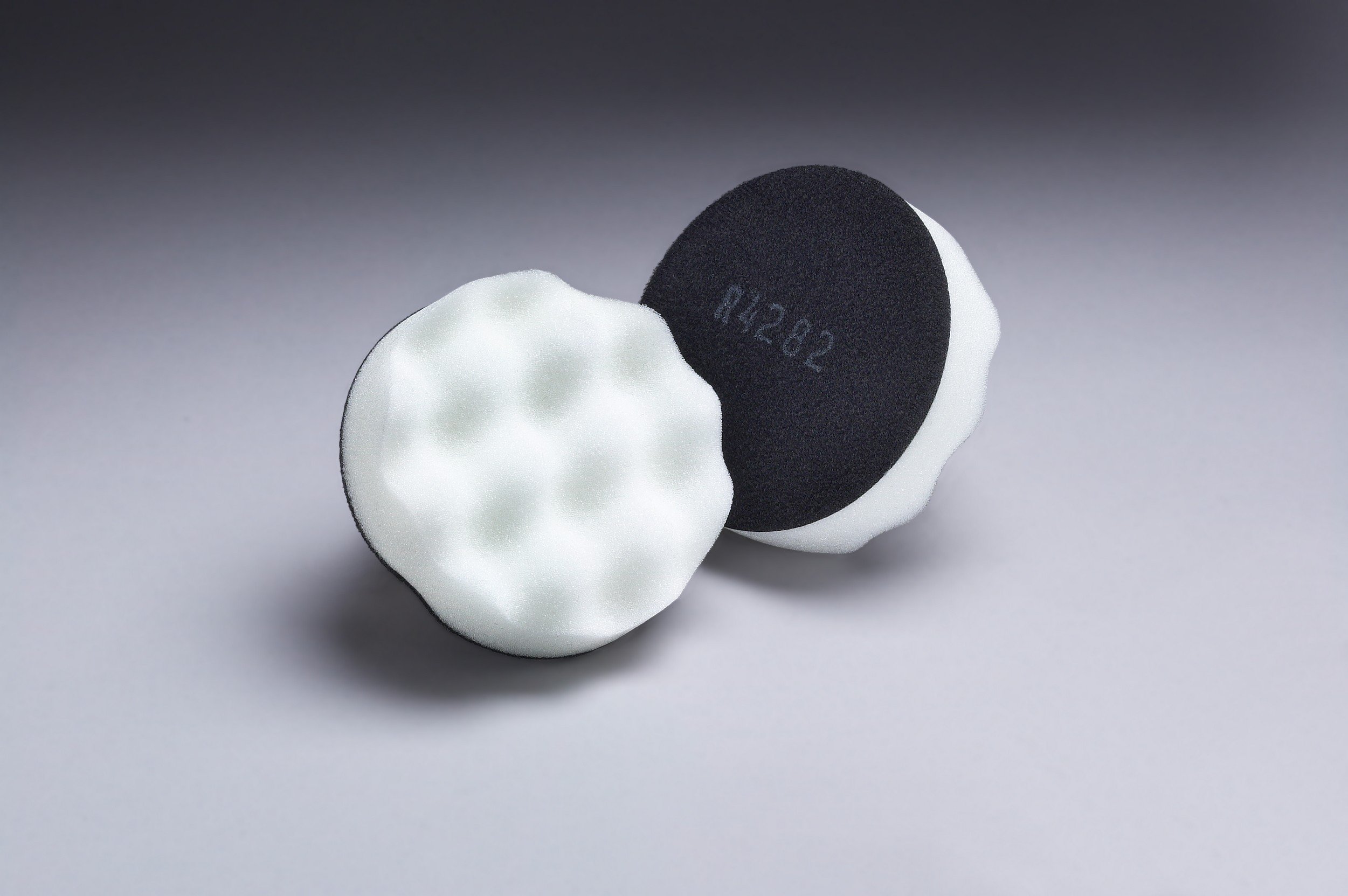 3m Finesse-it Buffing Pad 01963 Hook-and-loop 3 Diameter White Pack of 10